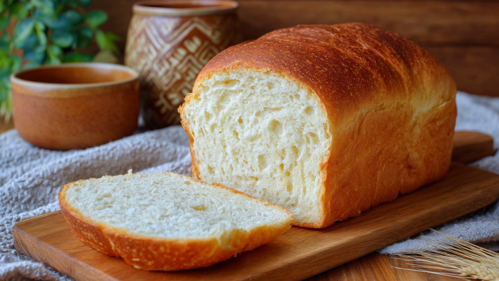 Egyszerű házi fehér kenyér recept – ropogós héj